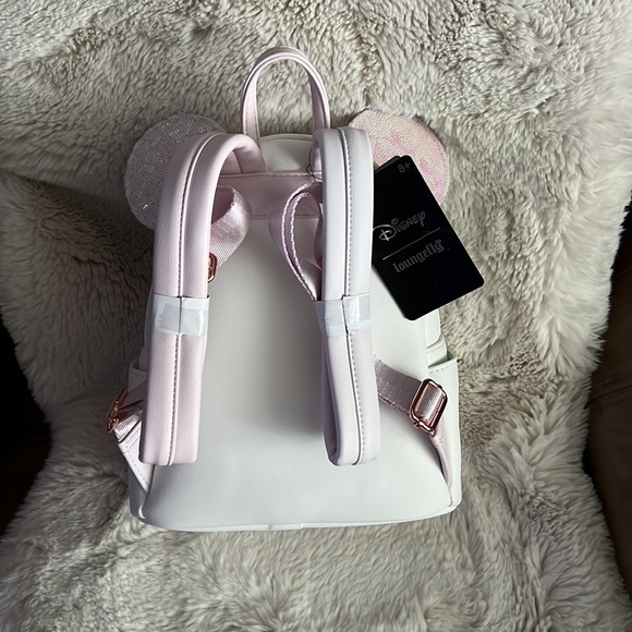 Loungefly | Bags | Nwt Beautiful White Iridescent Sequin Loungefly Mini ...